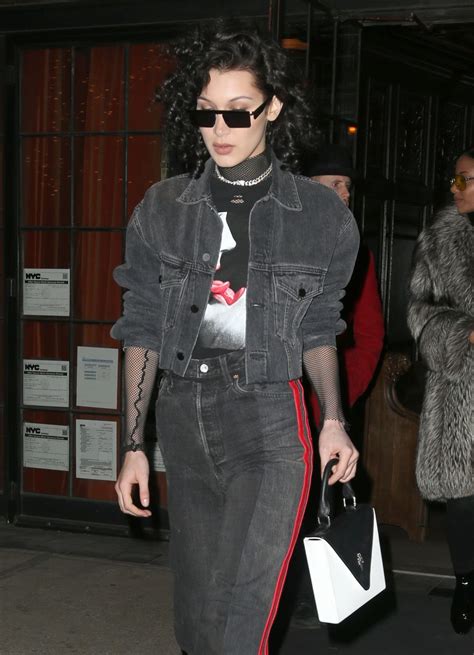 Bella Hadid With Curly Hair Out In Nyc 3 13 2017 • Celebmafia