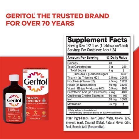 Geritol Liquid Supplement