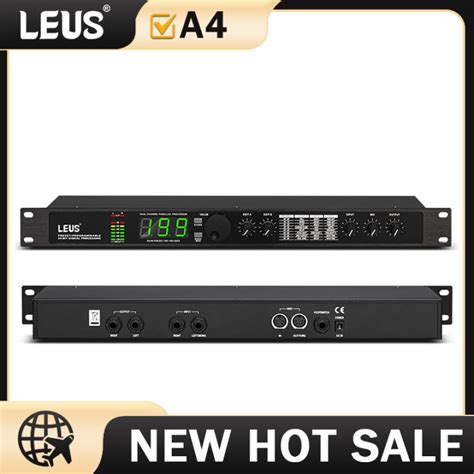 Leus A4 Professional Digital Reverberation Multi Effect Dsp Processor