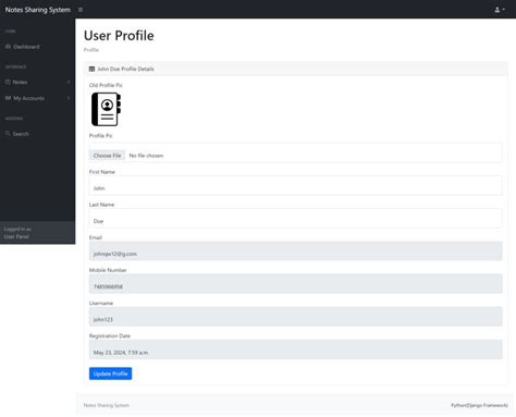 Phpgurukul Programming Blog On Linkedin Online Notes Sharing System Using Python Django And