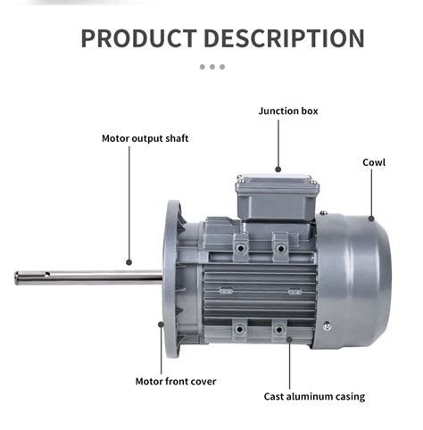 Three Phase 380v 440v 370w 50hz 60hz Ac Motor Induction Motor