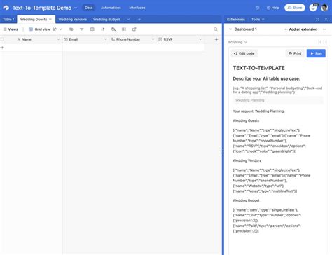 You Think Nocode Is Fast Let S Make It Faster Introducing Airtable Text To Template Simply