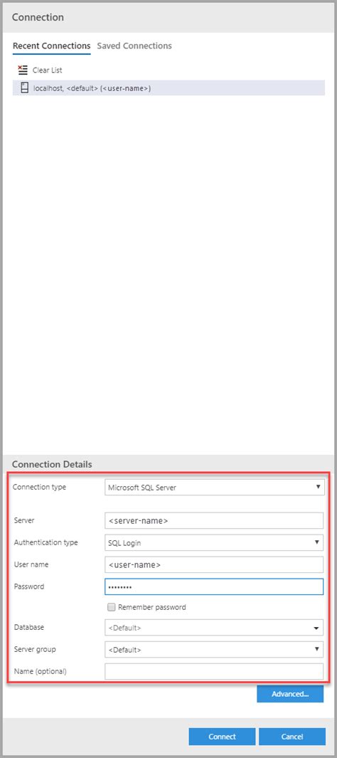 Quickstart: Connect and Query SQL Server - Azure Data Studio | Microsoft Learn