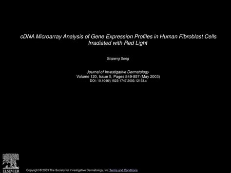 Cdna Microarray Analysis Of Gene Expression Profiles In Human