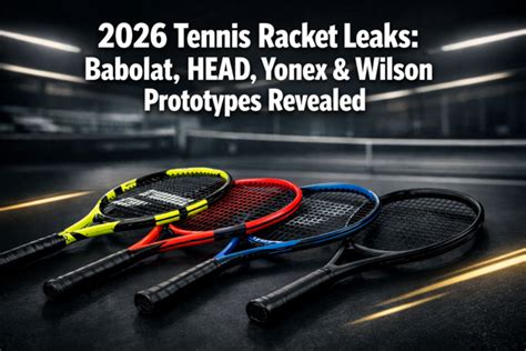 Leaked 2026 Tennis Racket Lineups Babolat Head Yonex And Wilson