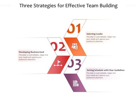 Team Building Strategies Infographic Powerpoint Template Images