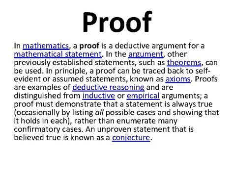 Mathematics 1 Definitions Symbols Terminology Logic Truth Of