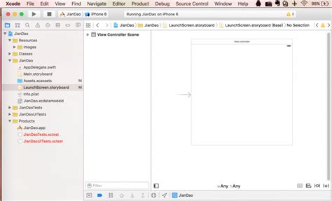 记录 Xcode添加Swift写的iOS的app的启动界面 在路上