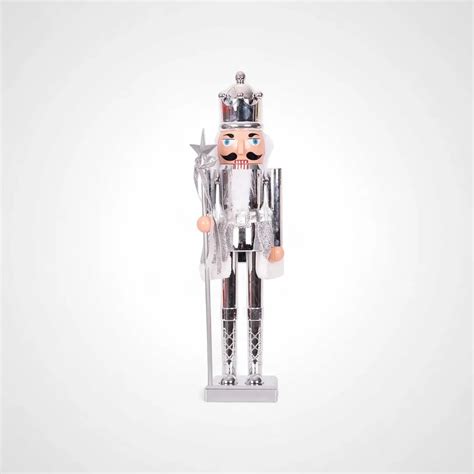 60cm Silver Nutcracker