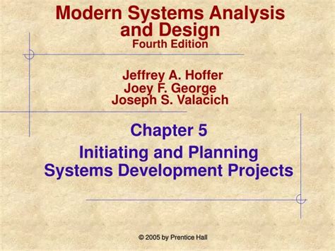Ppt Chapter 5 Initiating And Planning Systems Development Projects