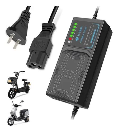 Cargador Para Bicicleta Electrica 48v 20ah Con 6 Luces Indic Mercadolibre