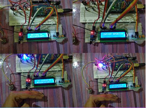 Ir Infrared And Pir Motion Sensors With Arduino And Lcd
