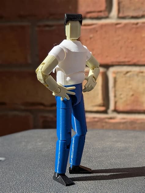 Dad Bod 6 Inch Scale Dummy 13 Action Figure Remixed By Glh Turbo Makerworld Download Free 3d Models
