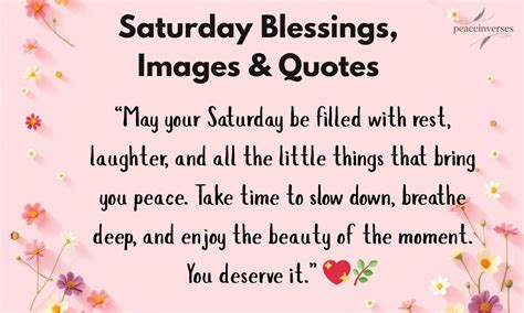 250 Saturday Blessings Images And Quotes For Joyful Days