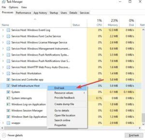 Fix Shell Infrastructure Host High CPU Memory Usage