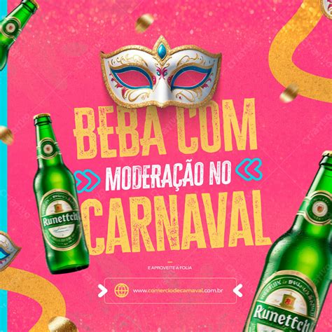 Flyer Carnaval Com Máscara E Cerveja Psd Editável Psd Premium Download