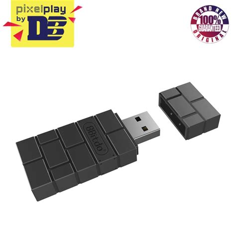 8bitdo Usb Wireless Adapter 2 Black Edition 83dc Switch Windows Raspberry Pi Lazada Ph