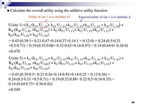 Ppt Multi Attribute Utility Theory Maut Powerpoint Presentation