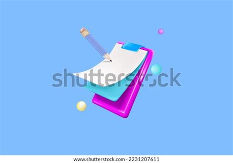 3d Task Manager 3d Vector Render Stock Vector Royalty Free 2231207611 Shutterstock