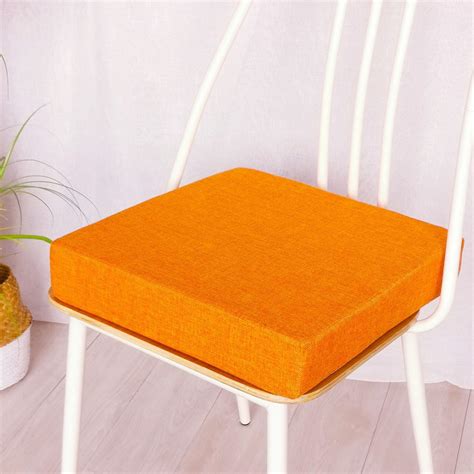 Harlier Chair Seat Cushion 16x16x12 Inch Memory Foam Square Thick Non