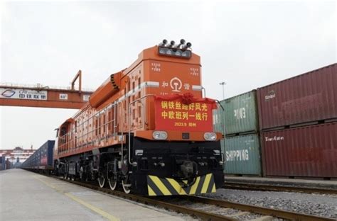 중국 유럽 화물열차 월간 물동량 사상 최고치 기록