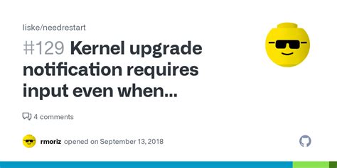 Kernel Upgrade Notification Requires Input Even When Debianfrontendnoninteractive · Issue 129