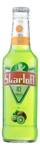 Bebida Mista Alcoólica Gaseificada Kiwi Skarloff Ice Garrafa 275ml