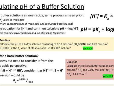 Buffer Solutions Year 13 Equilibria 3 Slides And Tasks Teaching Resources