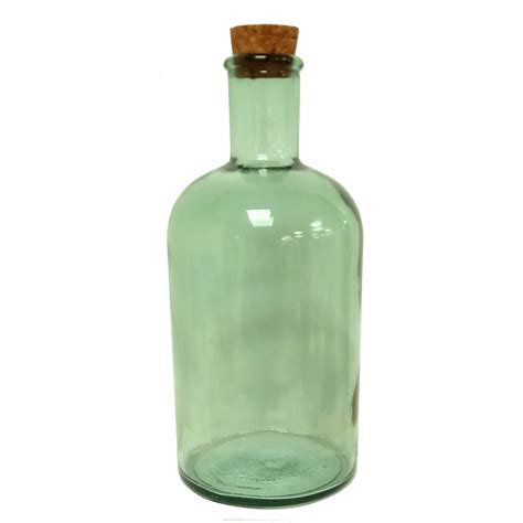 Bouteille En Verre 100 Recyclé 75ml Avec Bouchon Liège