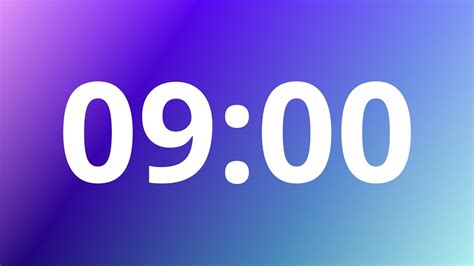 9 Minute Timer Music Youtube