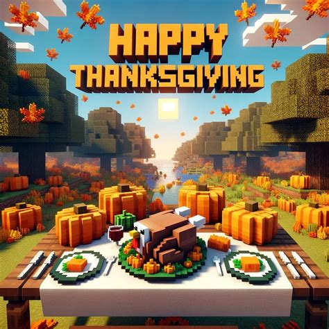 Happy Thanksgiving R Minecraft