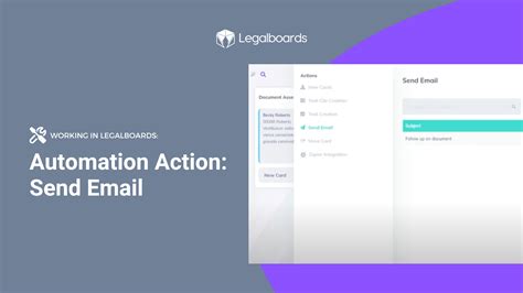 Automation Action Send Email Legalboards