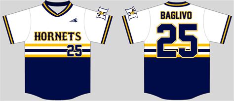 Hornets Baglivo Custom Throwback Baseball Jerseys