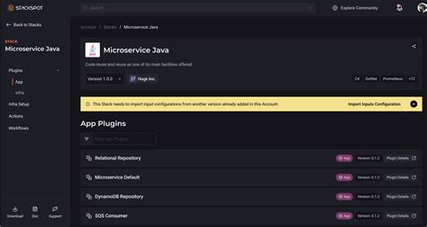 Configure a Context in your Account | Docs Stackspot
