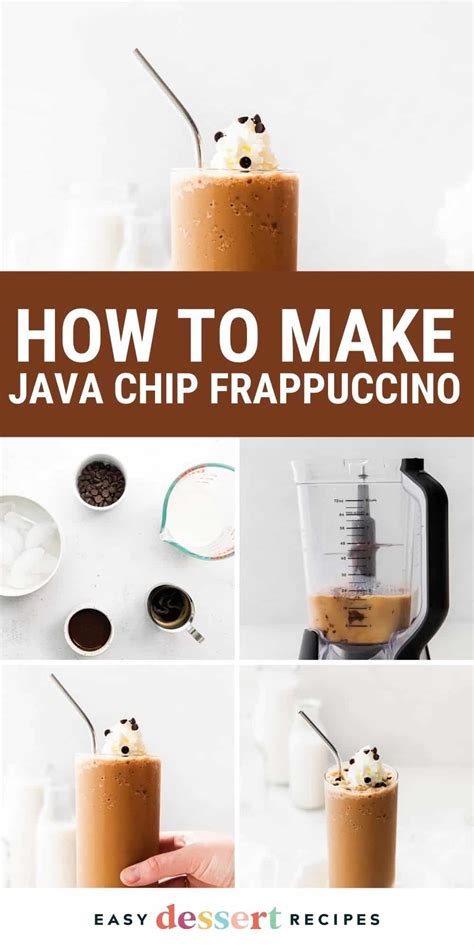Java Chip Frappuccino Recipe Easy Dessert Recipes