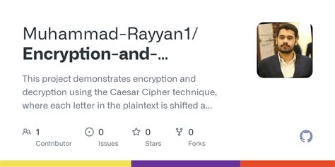 Github Muhammad Rayyan1encryption And Decryption Using Caeser Cipher This Project
