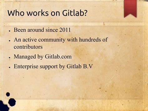 Overview Of Gitlab Usage Pdf