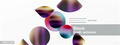 투명한 효과 기하학적 추상적 배경 미니멀리스트 벽지 배너 배경 또는 착륙 3차원 형태에 대한 스톡 벡터 아트 및 기타 이미지 3차원 형태 개념 검은색 Istock