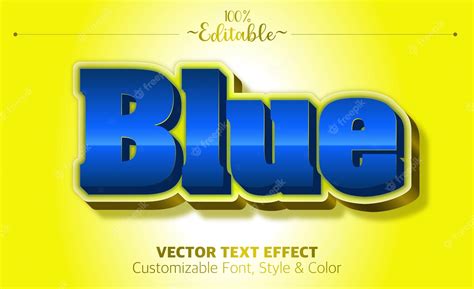 Premium Vector Editable 3d Text Effect