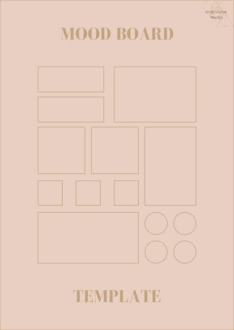 Mood Board Template Idea 2 Mood Board Template Mood Board Layout