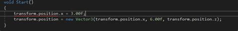 Easy beginner transform position things in scripts that are weird for ...