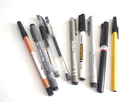 펜 드로잉을 위한 드로잉 펜 추천