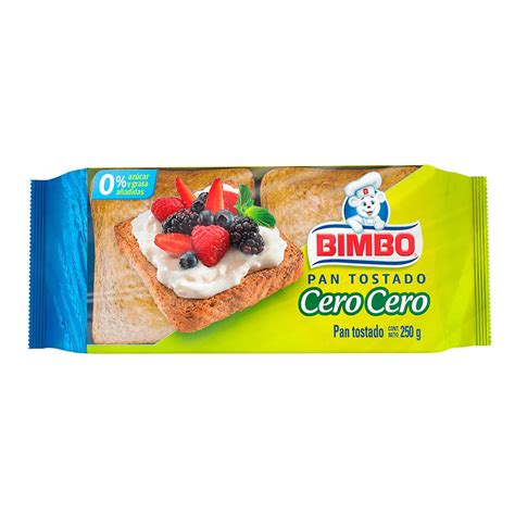 Pan Tostado Bimbo Cero Cero 250g Chedraui