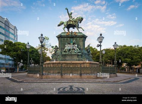 Rio De Janeiro Brazil October 26 2021 Statue Of Dom Pedro I In