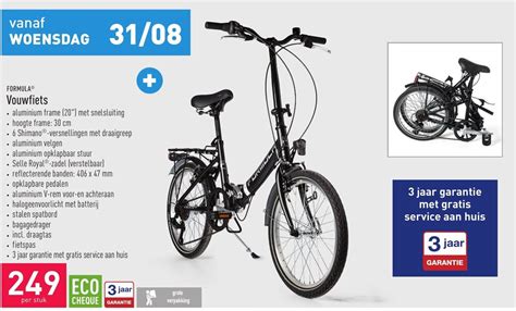 formula vouwfiets promotie bij aldi