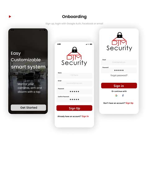 Security Mobile App UX Design On Behance