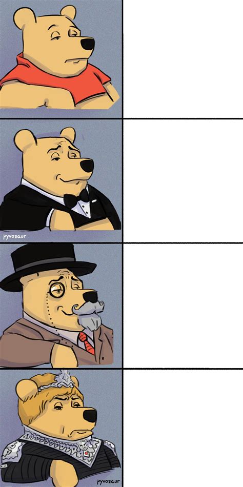 Template Winnie The Pooh Meme Upyvozaur