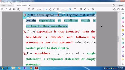 Selection Statement If Statement With An Example Program Youtube