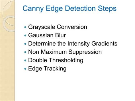 Canny Edge Detection Pptx