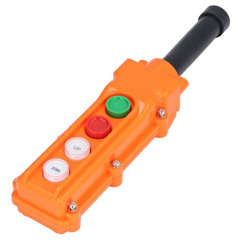 Buy Hoist Crane Push Button Switch COB 61A Rainproof Handheld Crane Pendant Control Station